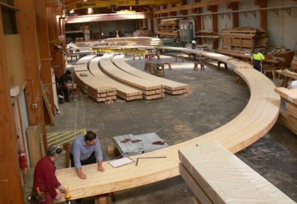 Glulam arches | Red Stag TimberLab