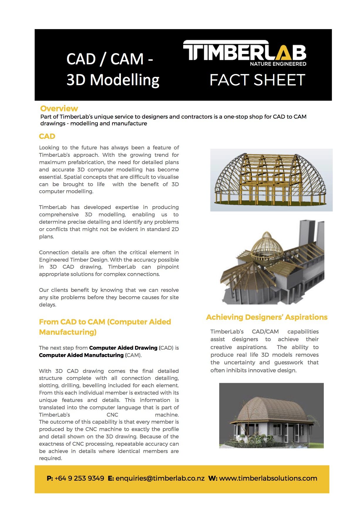 TimberLab CAD/CAM solutions | accurate design and drawing