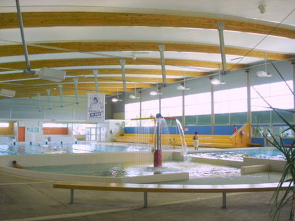 Glulam - the ideal choice for harsh environments like swimming pools.