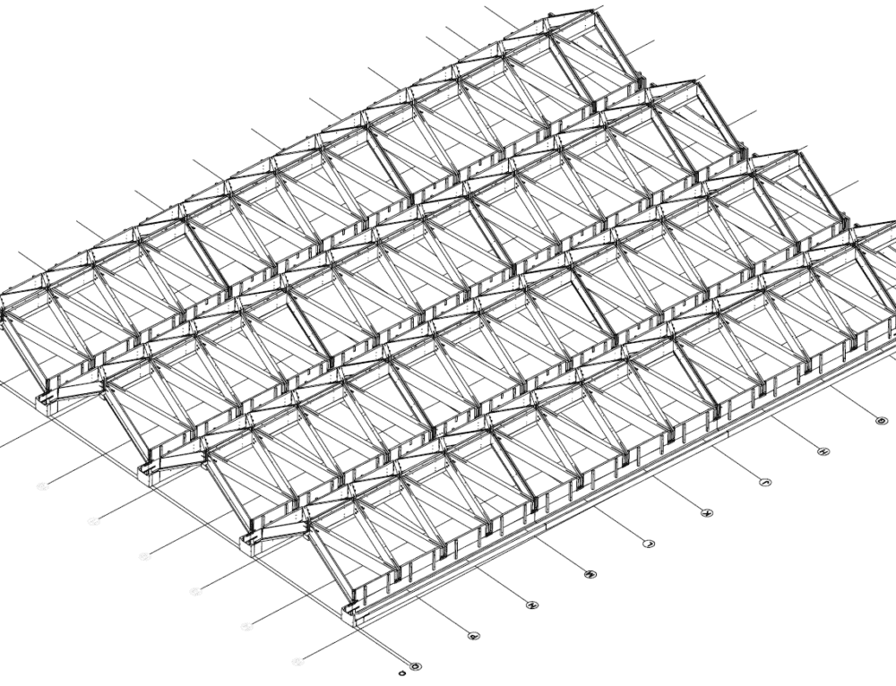 Glulam portal frames | Large complex Glulam | Wharenui New Zealand