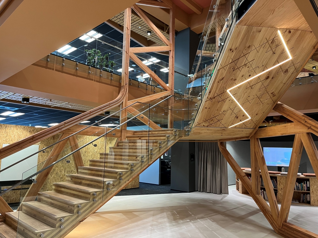 Aurecon Stairs - CLT and Glulam