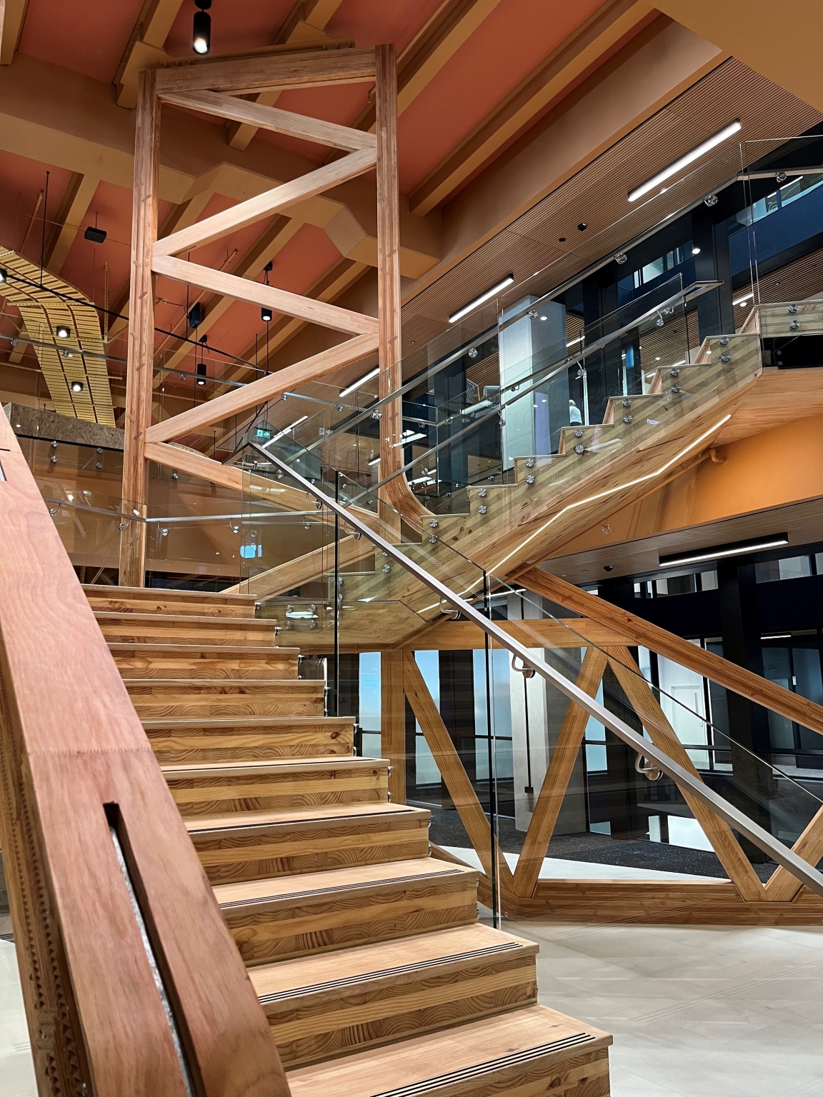Aurecon Stairs - CLT and Glulam